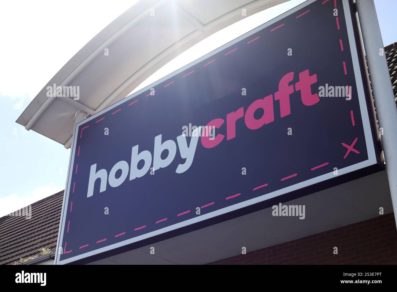 General views of Hobby Craft store in Chichester, West Sussex, UK Stock ...