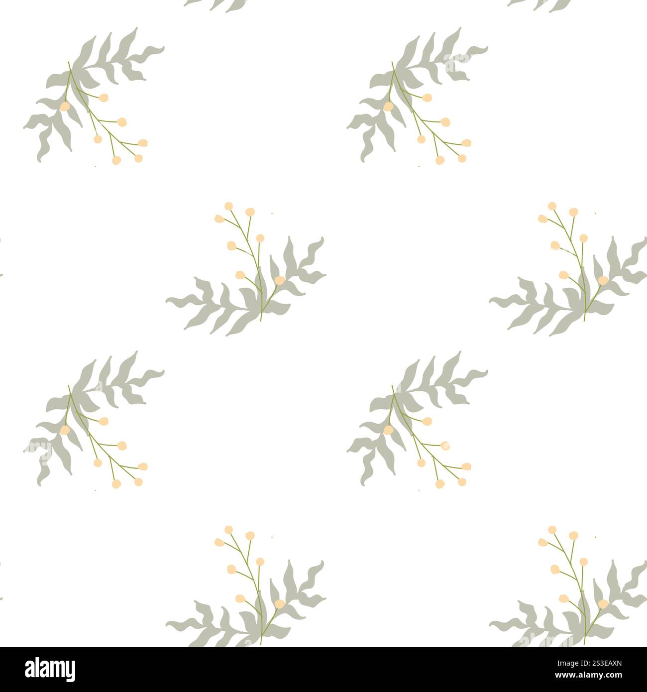 Spring buds leaves on Stock Vector Images - Alamy