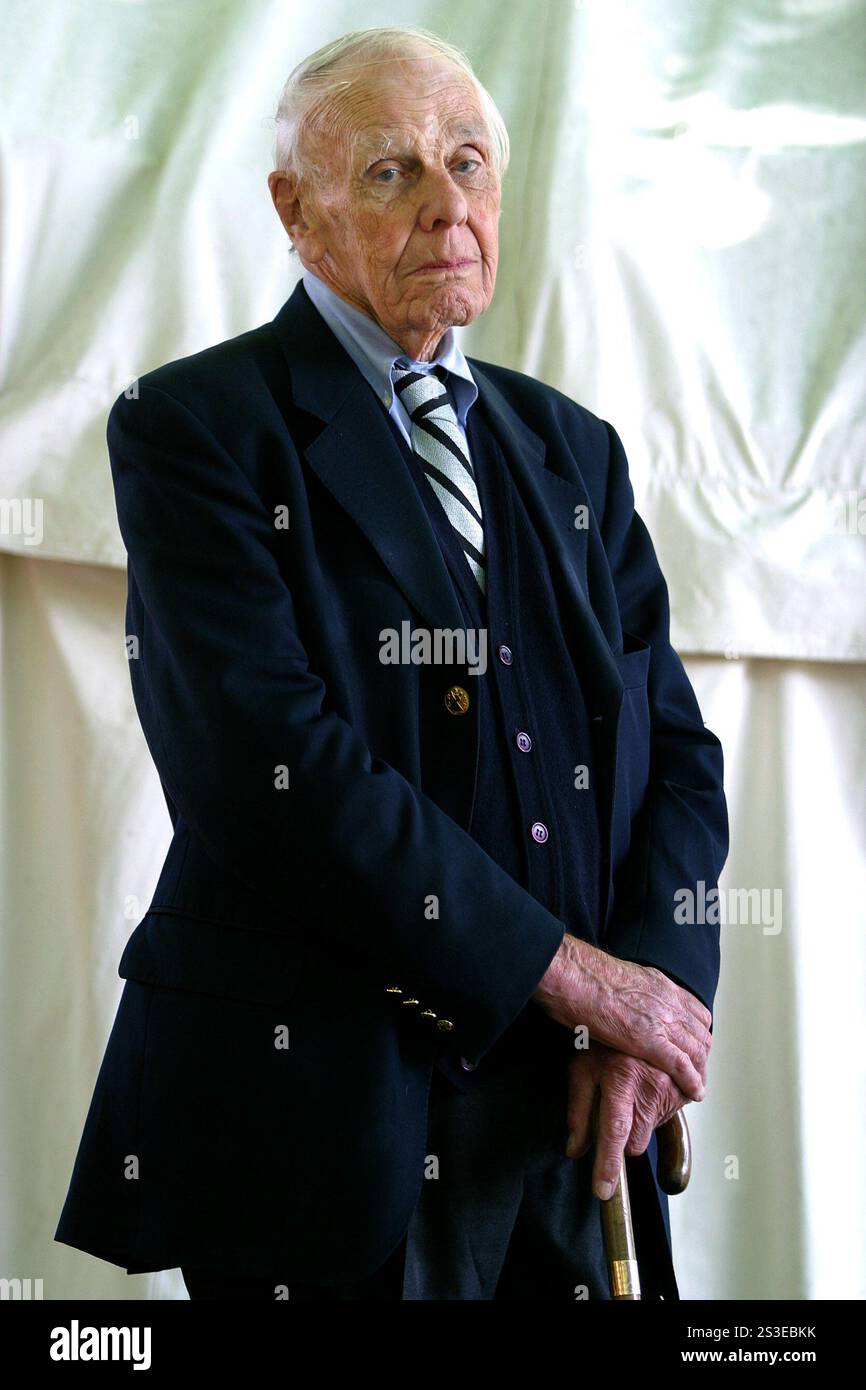 Veteran British journalist and commentator William (Bill) Deedes ...