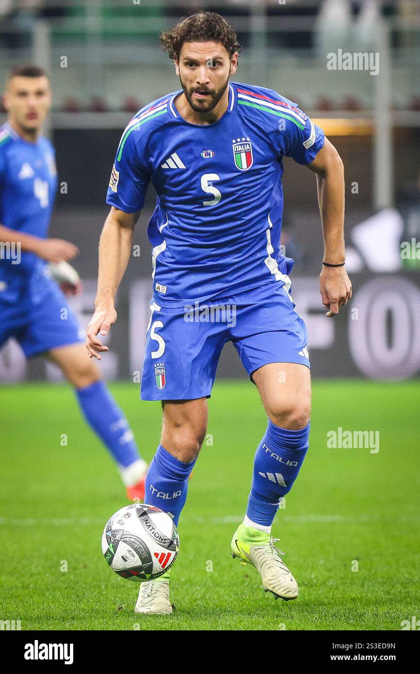 Milan, Italie. 17th Nov, 2024. Manuel LOCATELLI of Italy during the ...