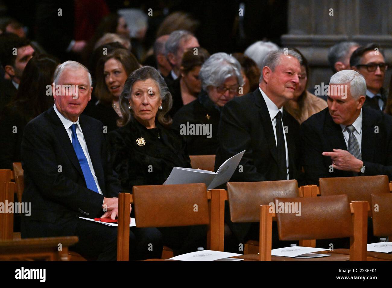 Washington, United States. 09th Jan, 2025. Former Vice President Dan ...