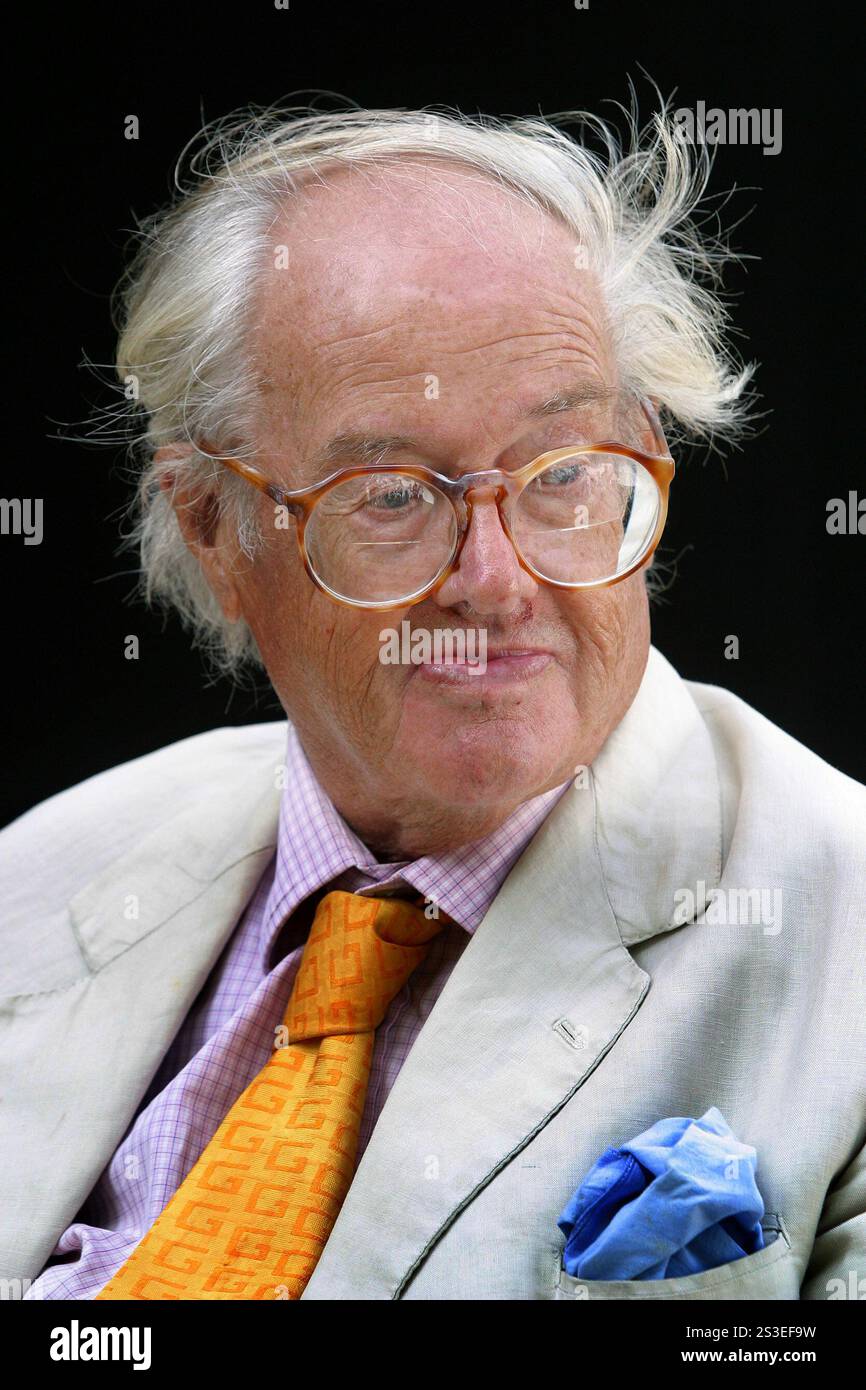 Veteran British writer Sir John Mortimer, pictured at the Edinburgh ...