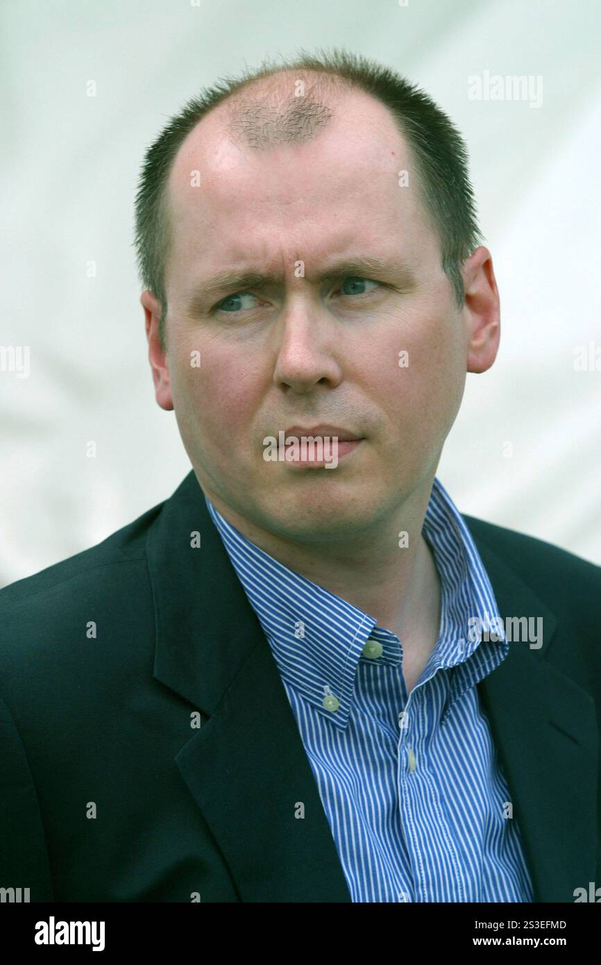 British crime writer David Peace, pictured at the Edinburgh ...