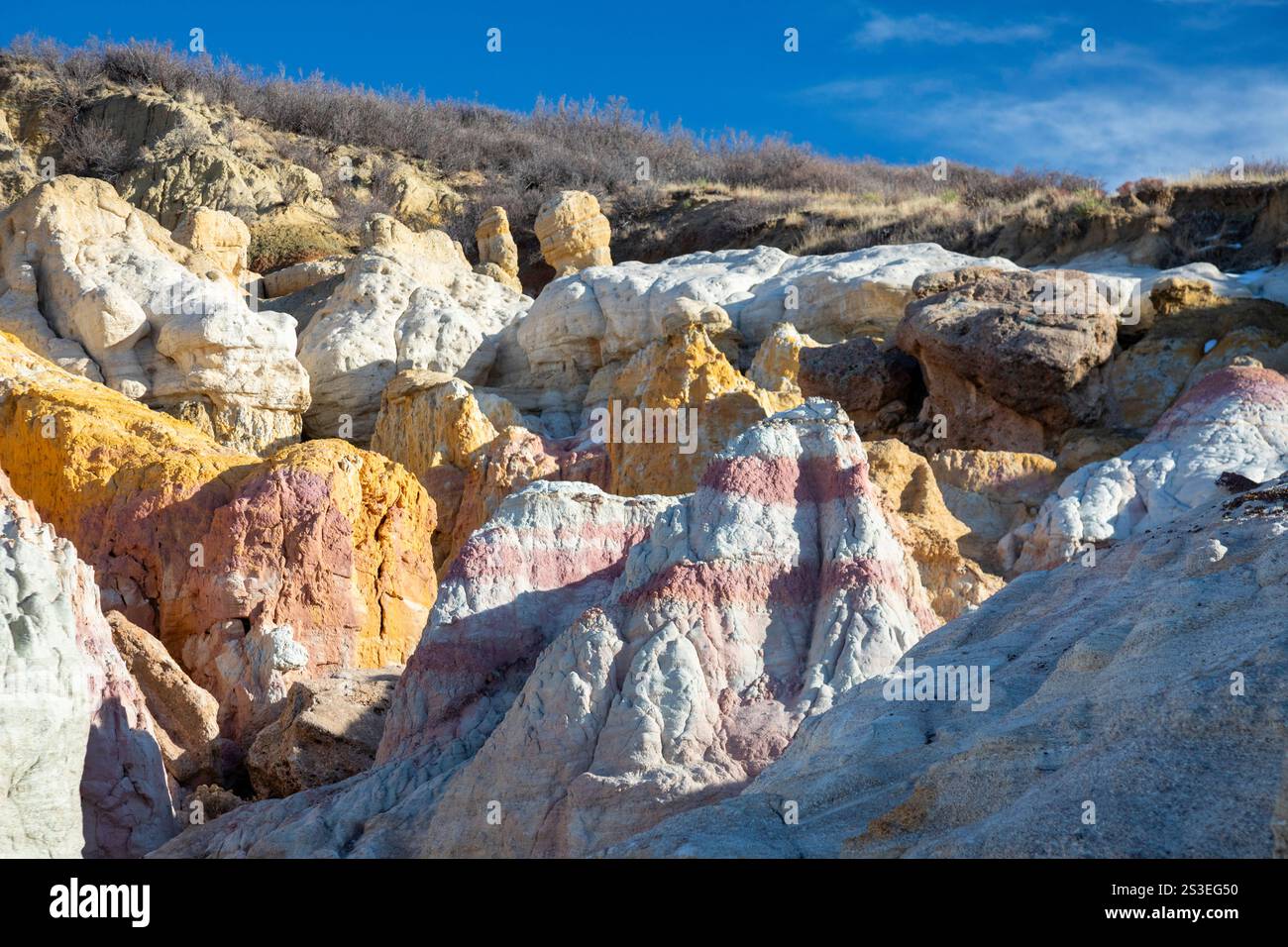 Calhan, Colorado - Paint Mines Interpretive Park. The park contains ...