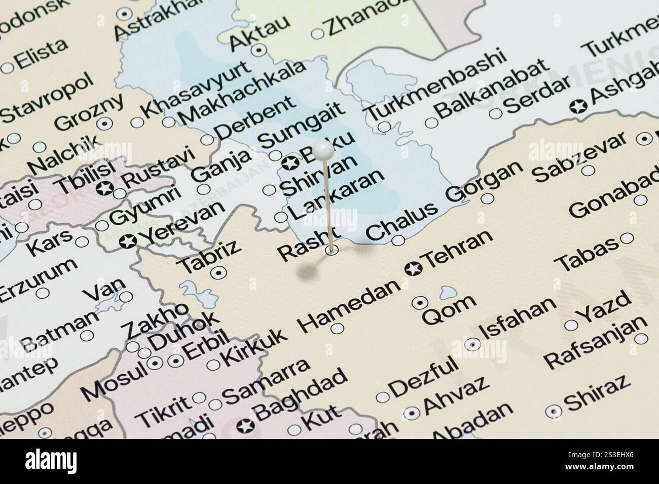 Rasht city map hi-res stock photography and images - Alamy