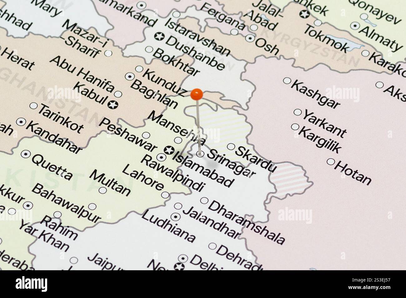 Map of india state capitals hi-res stock photography and images - Alamy