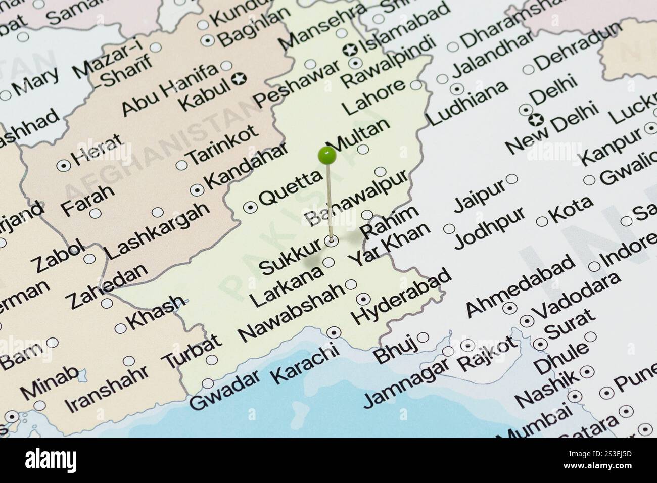 Pakistan political map hi-res stock photography and images - Alamy