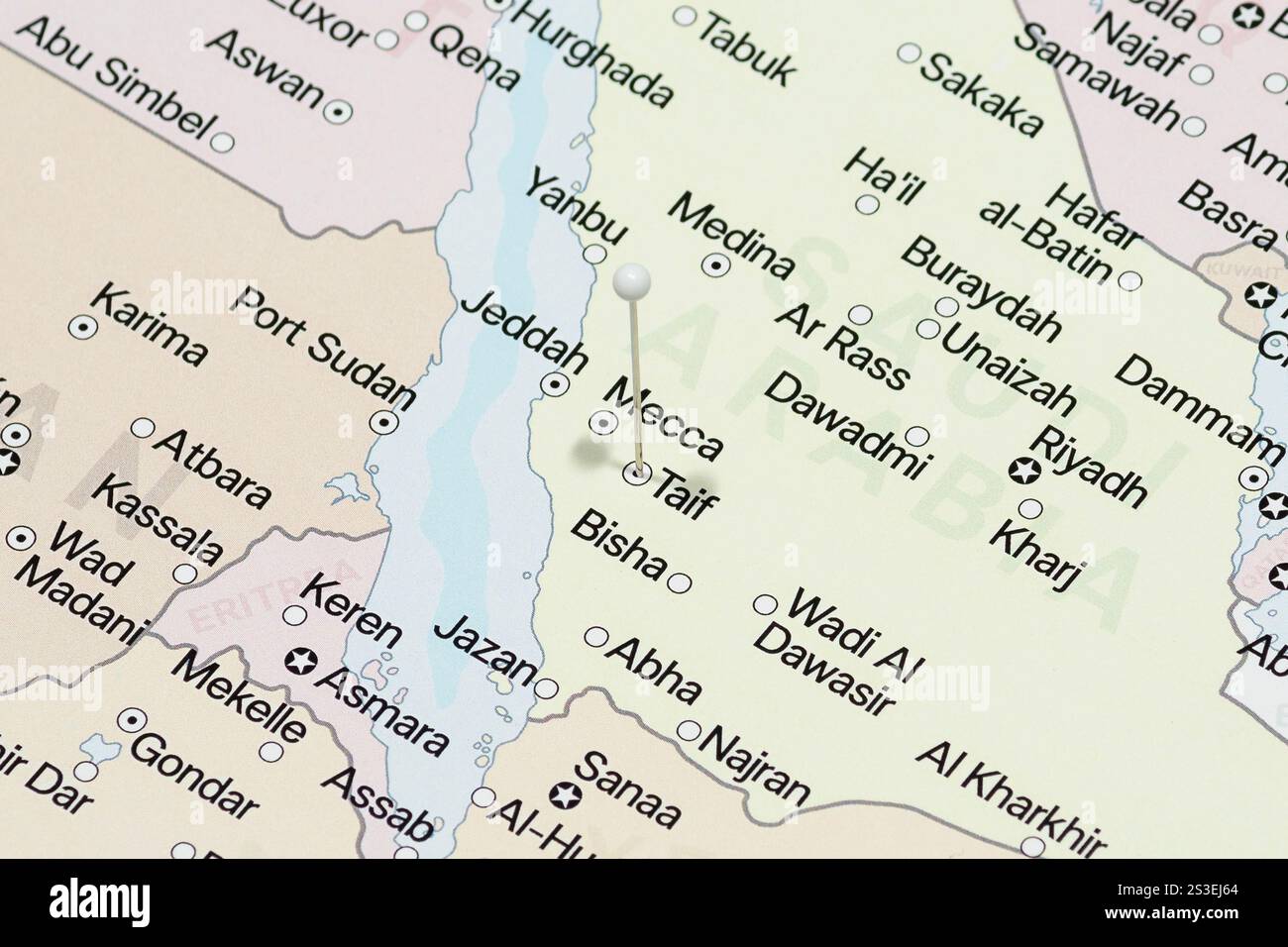 Taif map hi-res stock photography and images - Alamy