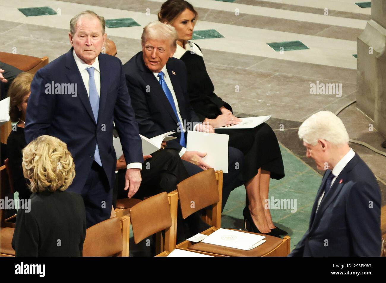 Jimmy carter funeral clinton hi-res stock photography and images - Alamy