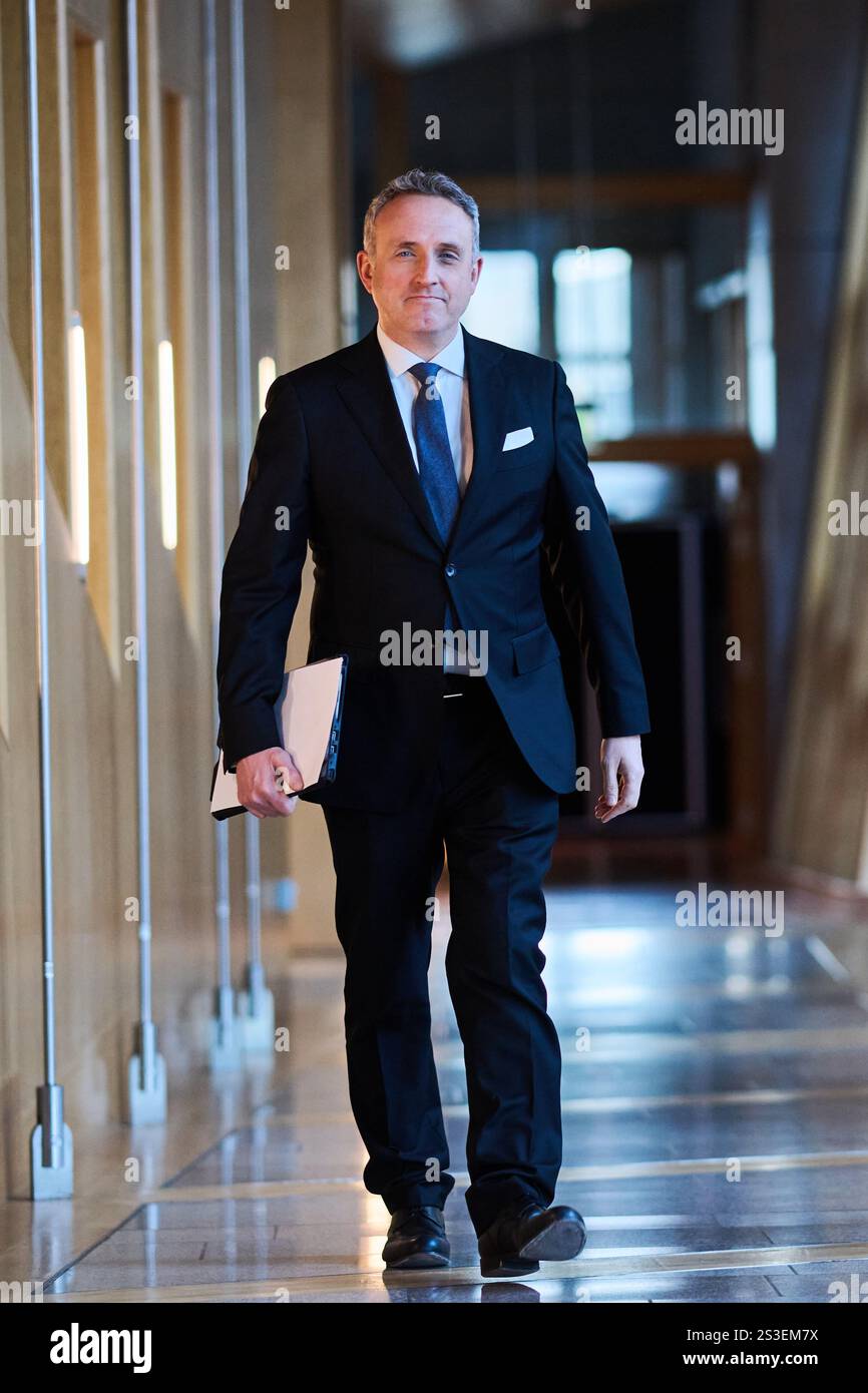 Edinburgh Scotland, UK 09 January 2025. Alex Cole-Hamilton at the ...