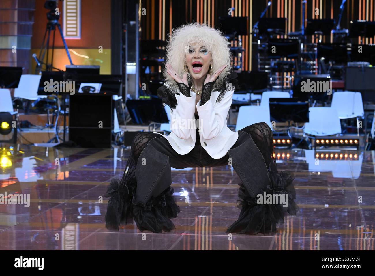 Rome, Italy. 09th Jan, 2025. Rome: Rai Studios ex Dear. Photocall for ...