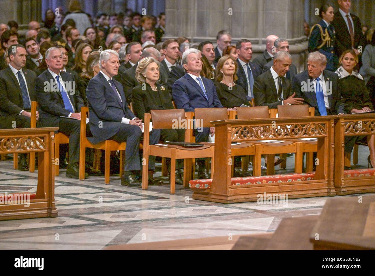 Washington, DC, USA. 9th Jan, 2025. Former President Bill Clinton ...