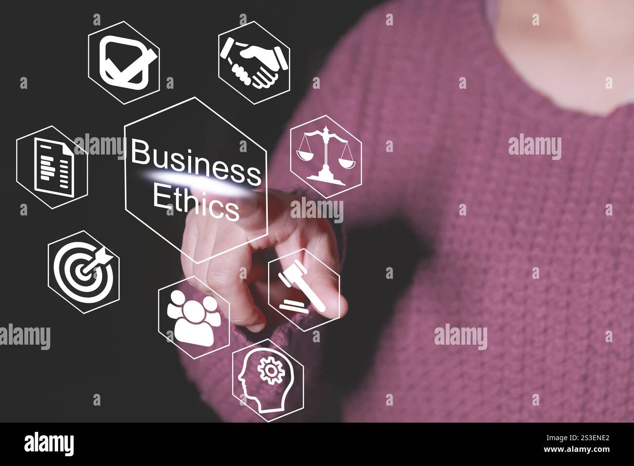 Business ethics behavior and manners concept, ethical corporate culture ...