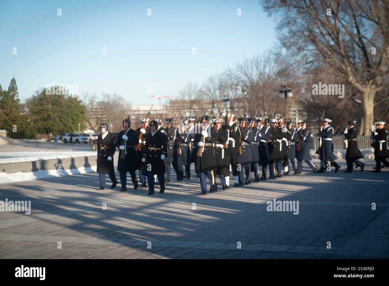 Washington, District Of Columbia, USA. 9th Jan, 2025. Military honor ...
