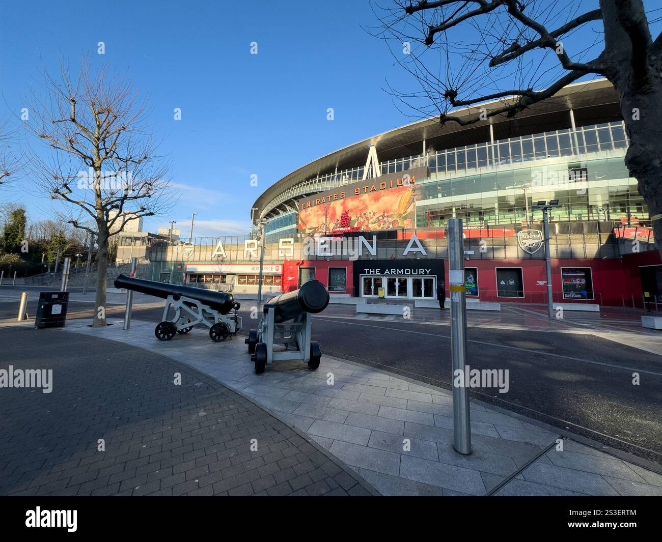 The Emirates Stadium, home of Arsenal soccer club, on Hornsey Road ...