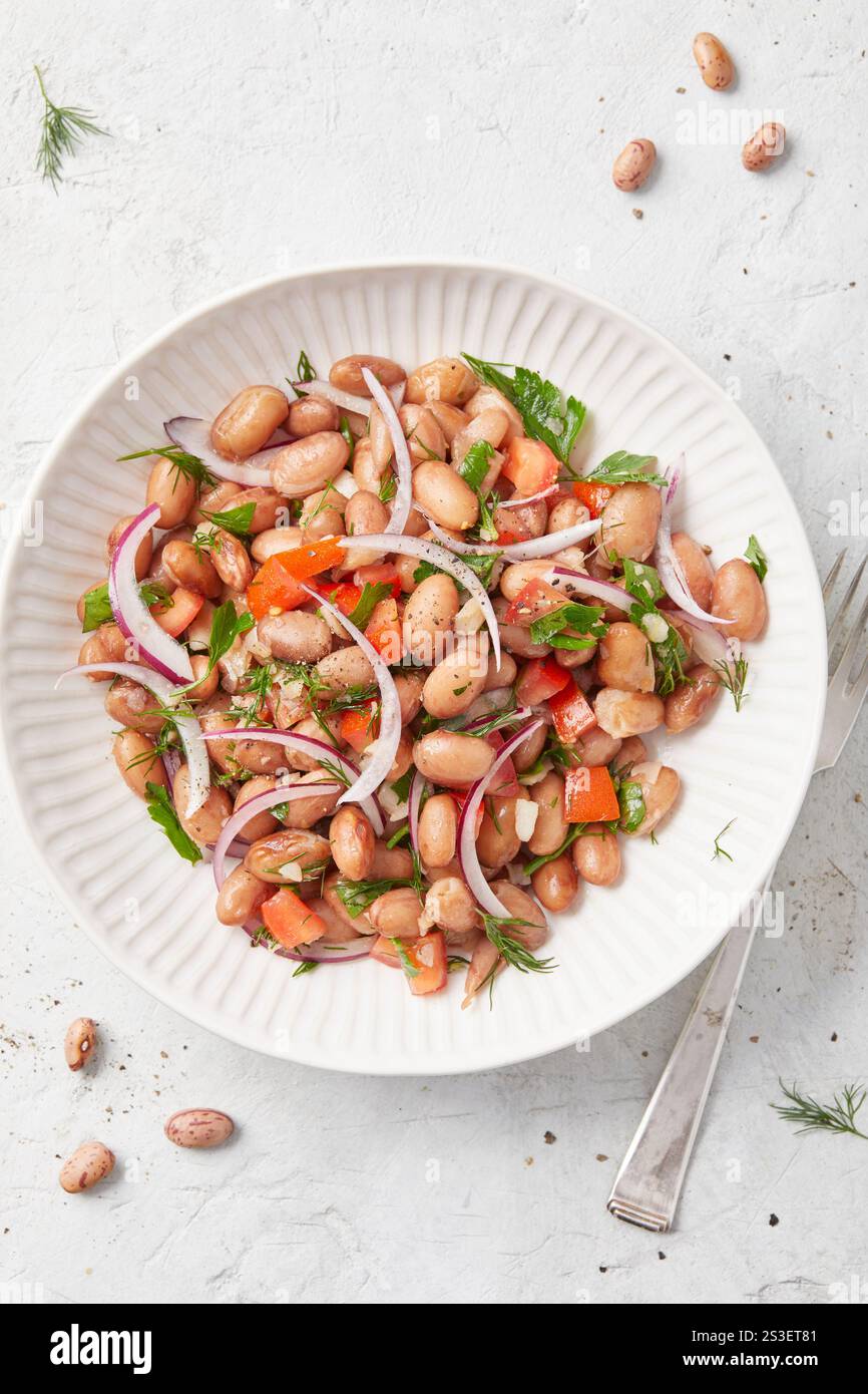 Borlotti Bean Salad Stock Photo - Alamy