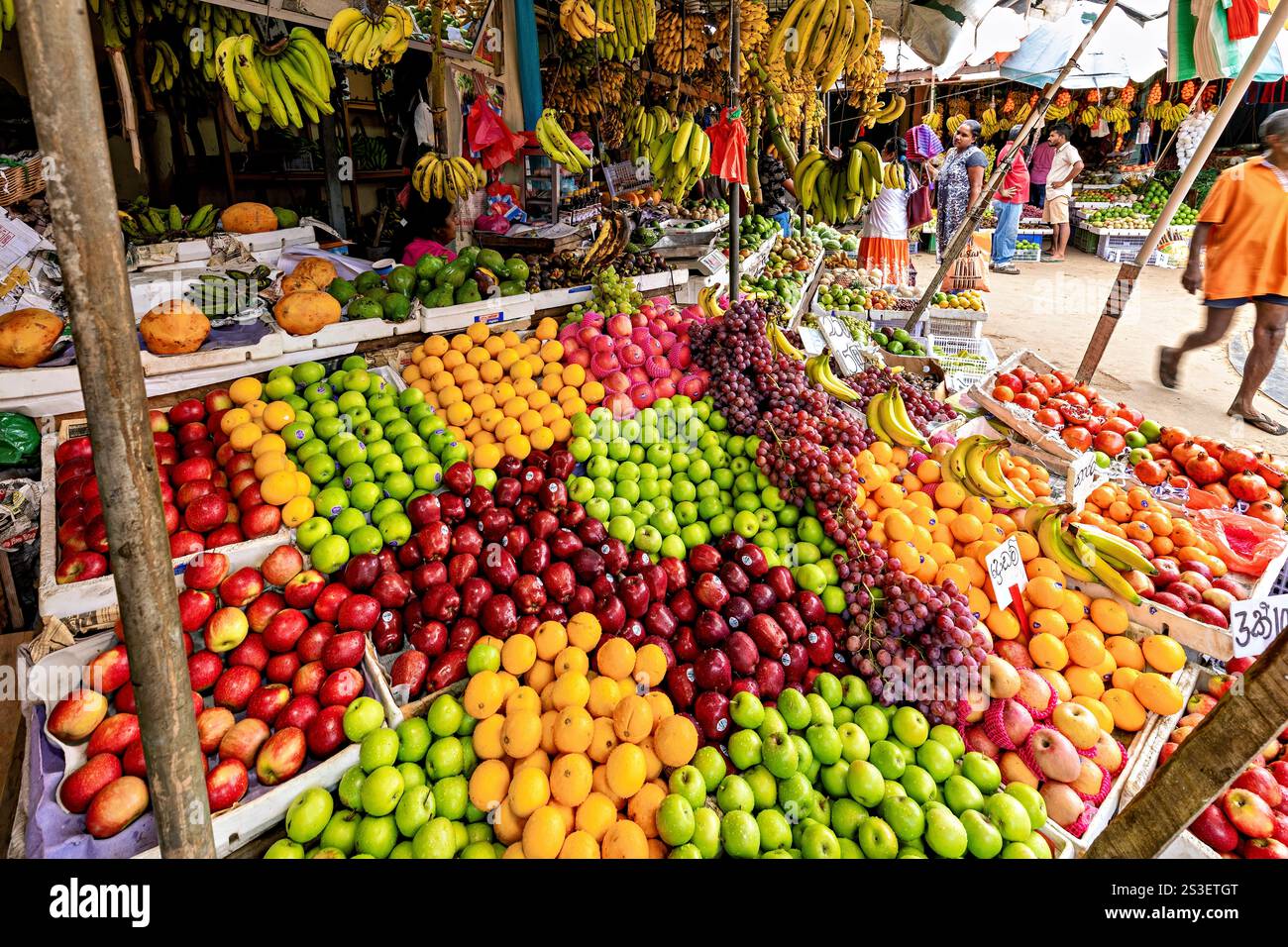 A shop in the market hall of Kandy in Sri Lanka Stock Photo - Alamy