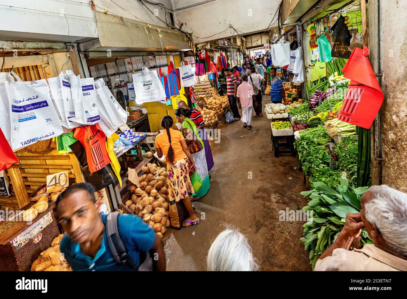 A shop in the market hall of Kandy in Sri Lanka Stock Photo - Alamy