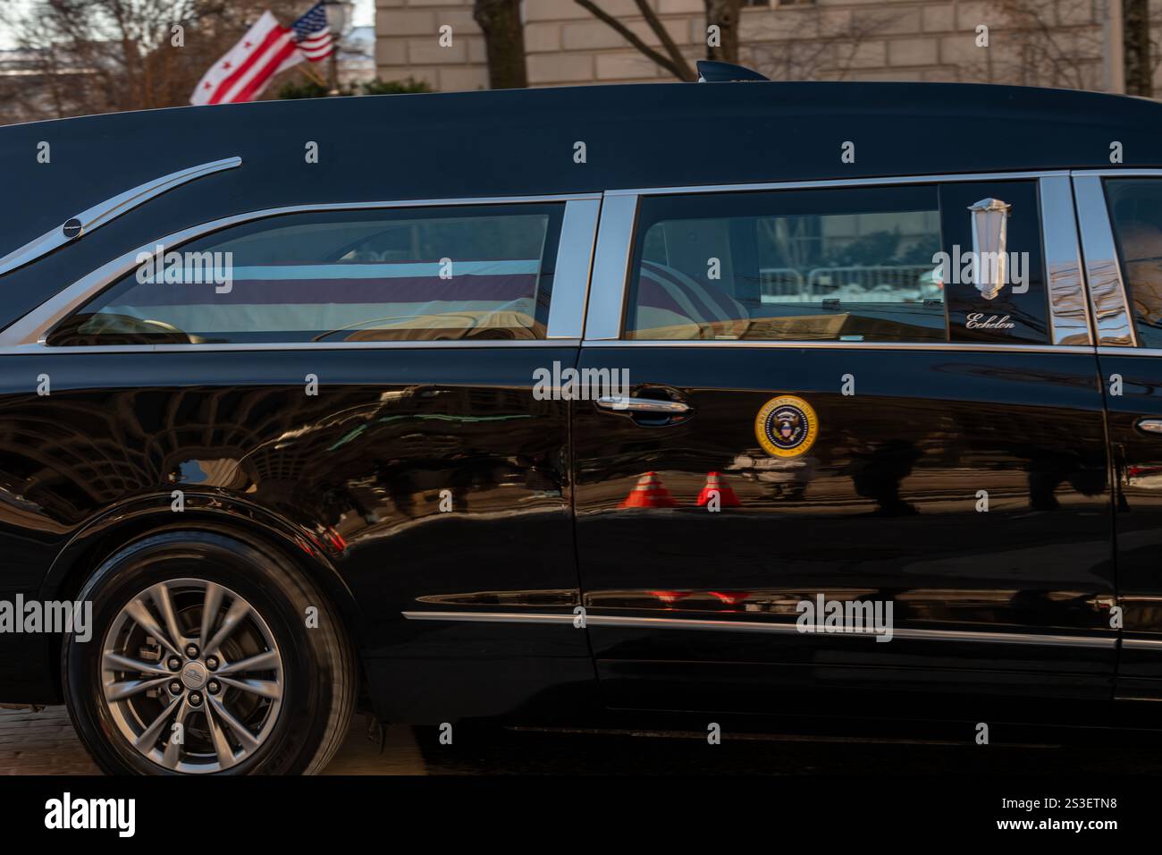 Washington DC, USA. 9th Jan., 2025, the casket of U.S. President Jimmy ...
