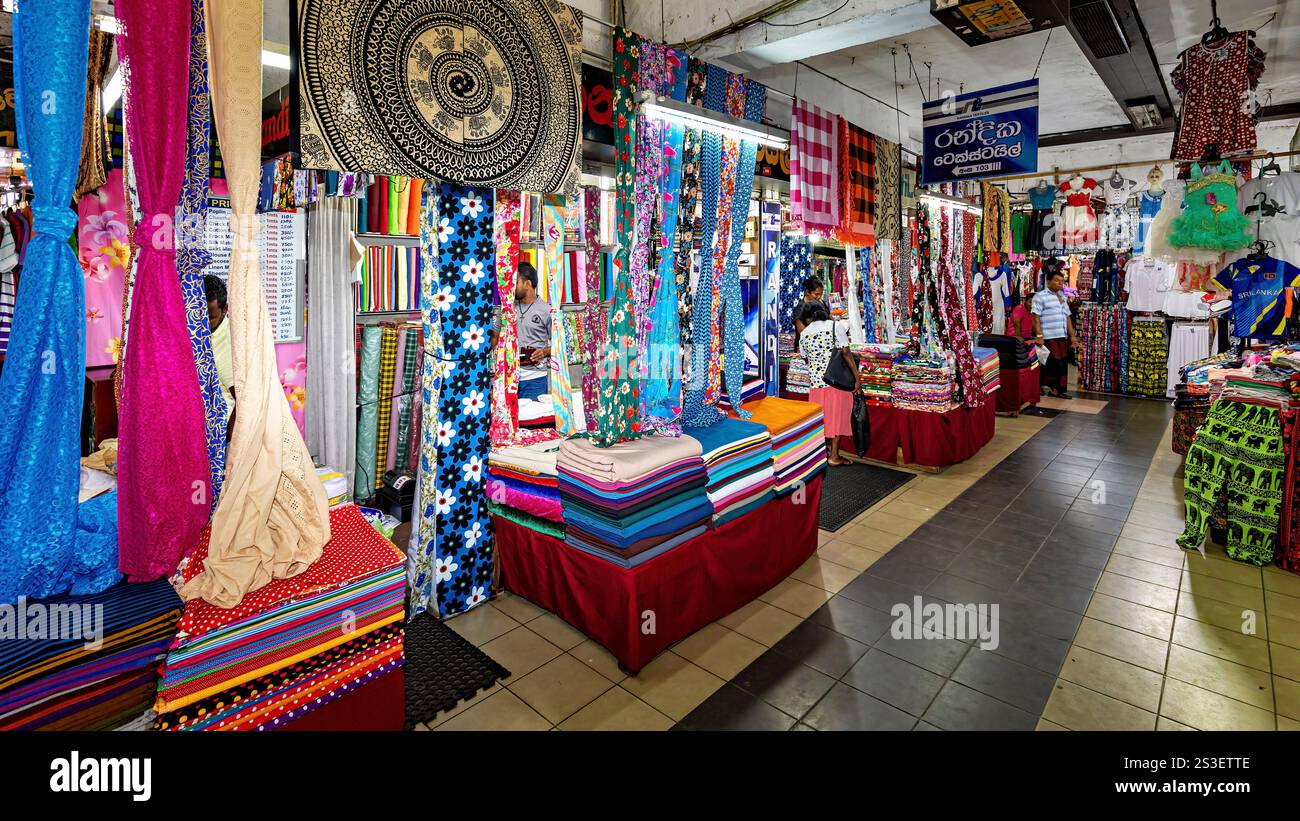 A shop in the market hall of Kandy in Sri Lanka Stock Photo - Alamy