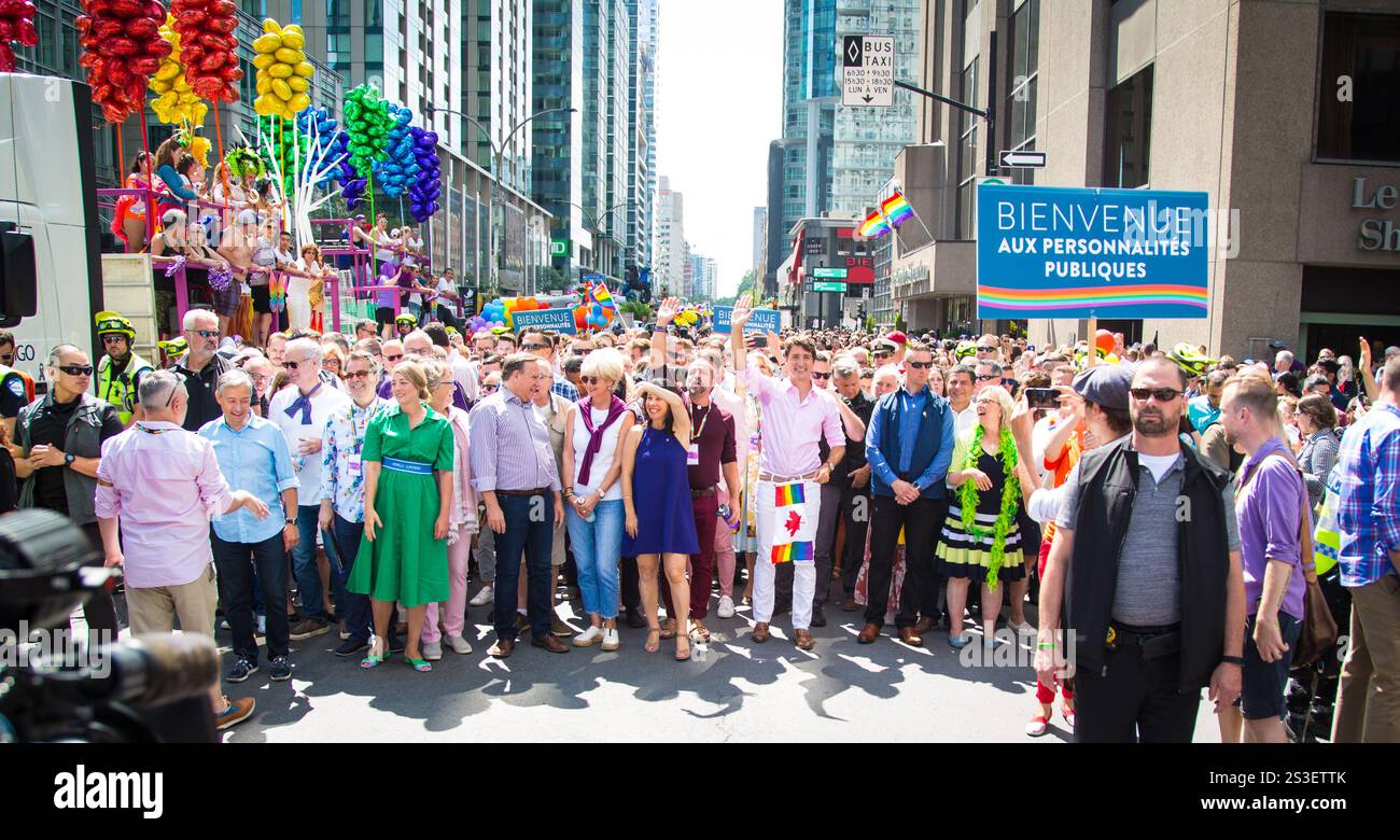 Leaders and community members marching in solidarity at the Montreal ...