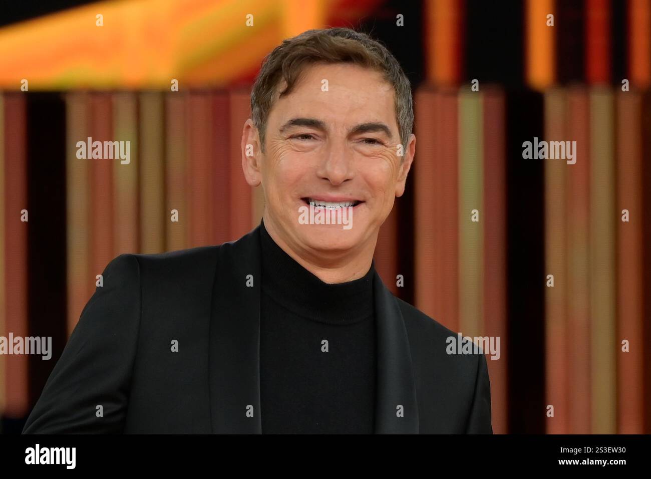 Marco Liorni attends the photocall of Rai tv program "Ora o mai più" at ...