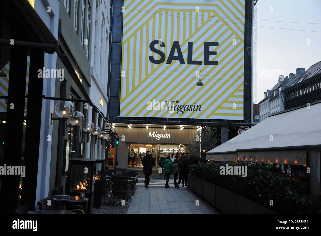 Copenhagen/ DenmarK/09 JANUARY 2025/ Sale at in magasin du nord store ...