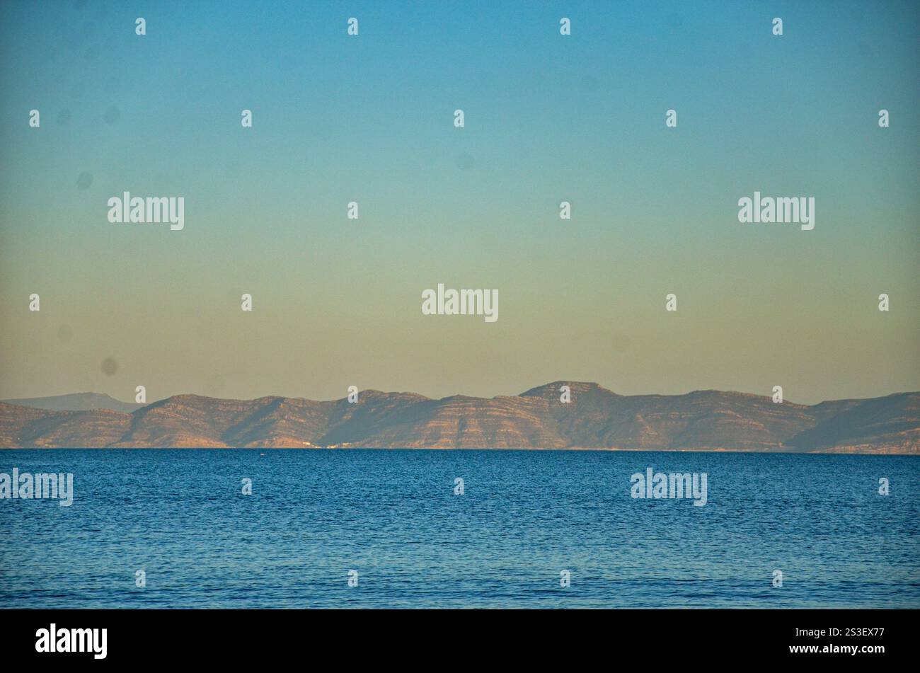 Tunis, Tunisia. 08 January 2025. A view of the Jebel Boukornine ...