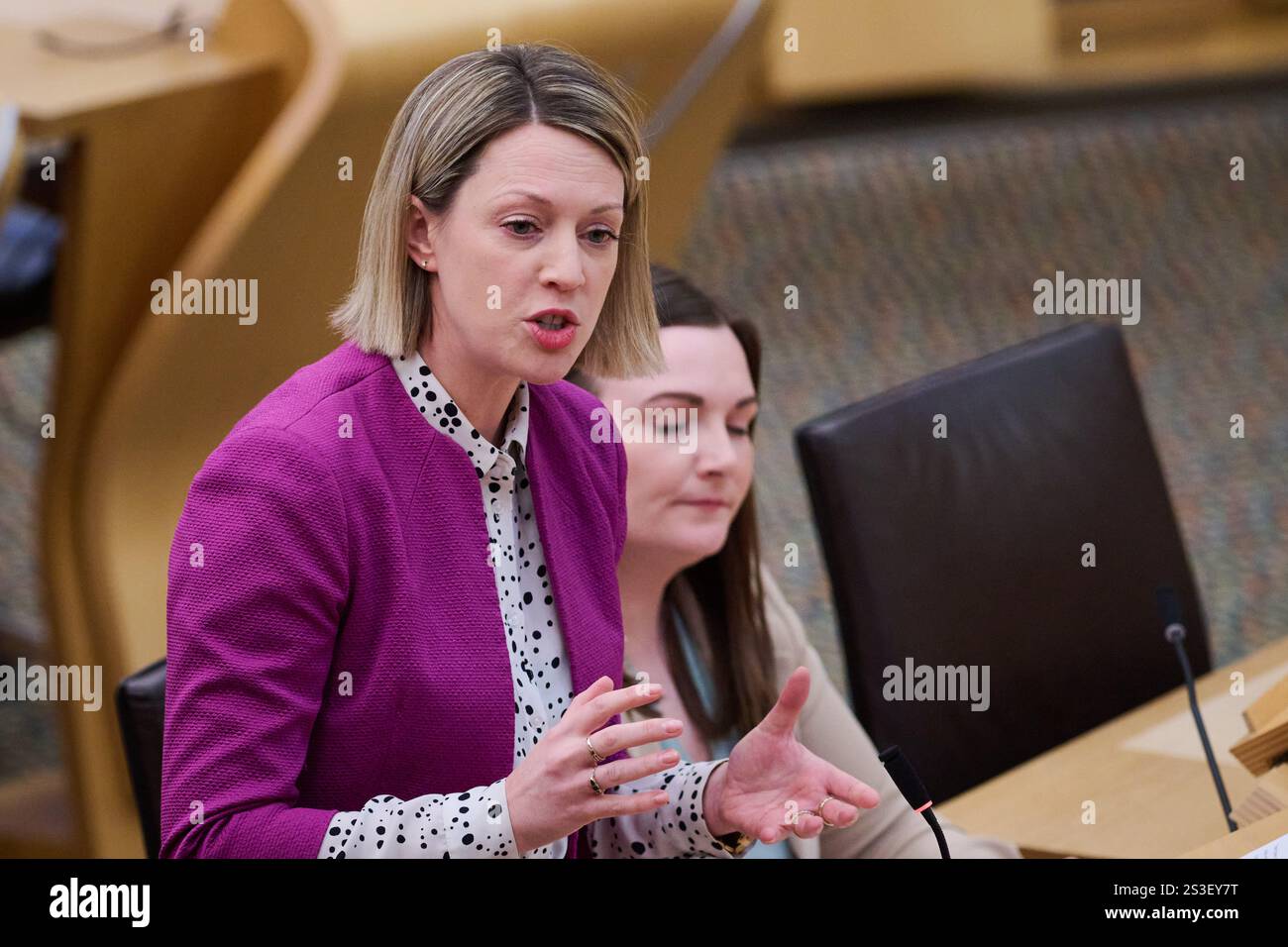 Edinburgh Scotland, UK 09 January 2025. Cabinet Secretary for Education ...