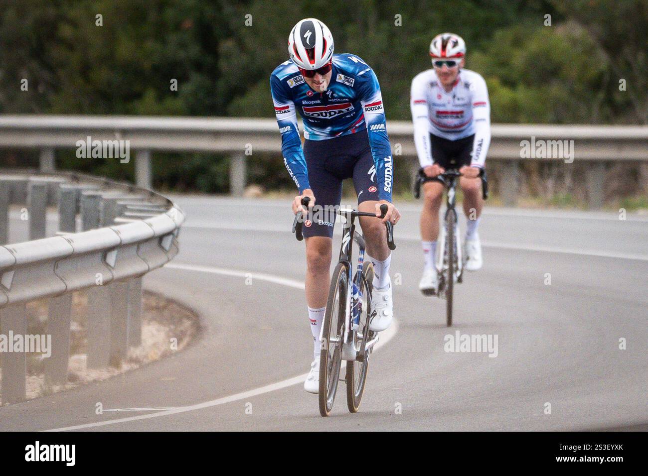 Calpe, Espagne. 09th Jan, 2025. Team Soudal Quick-Step cyclist Belgian ...