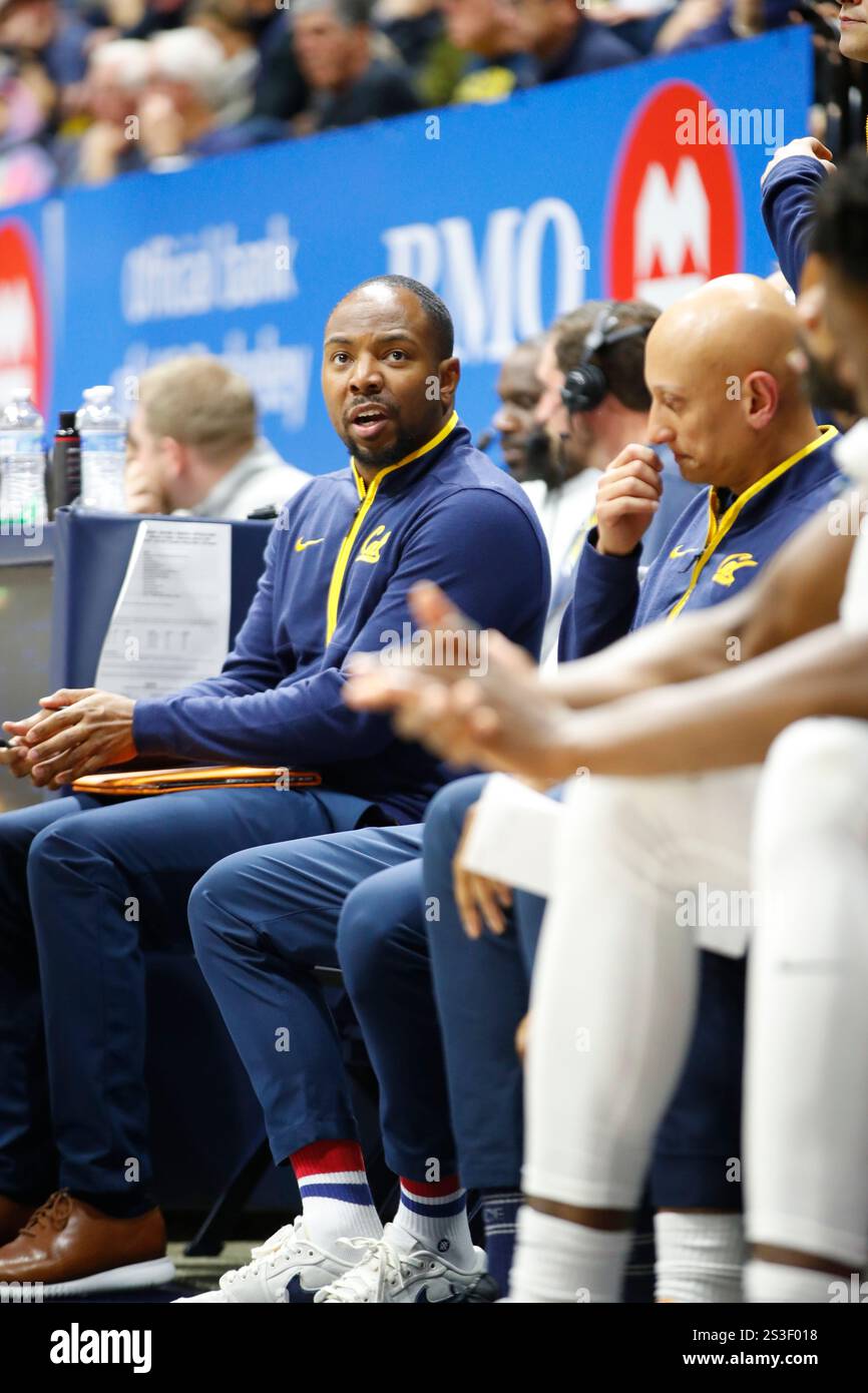 BERKELEY, CA - JANUARY 08: California Golden Bears coach Ken Moses ...