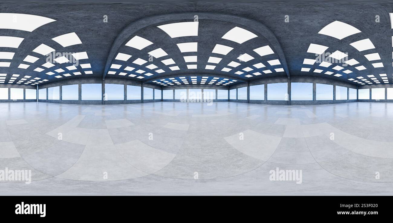 Full seamless spherical hdri panorama 360 degrees in the interior of a ...