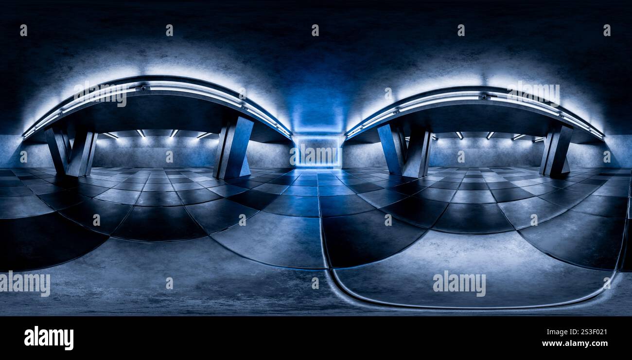 Full seamless spherical hdri panorama 360 degrees in the interior of a ...