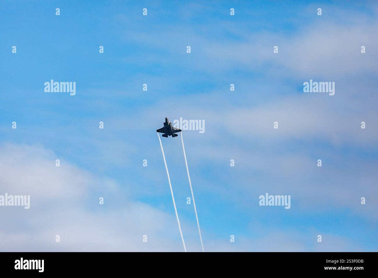 San Francisco, USA - October 14, 2024: Fleetweek airshow F-35 jet ...