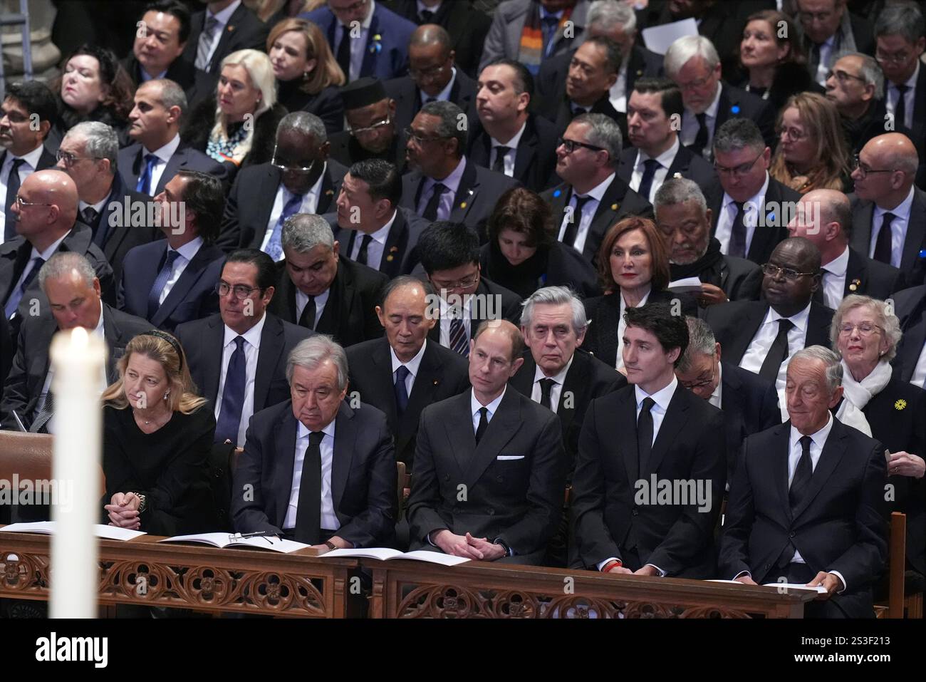 Prince Edward, Duke of Edinburgh, third from right, and Canada's Prime ...
