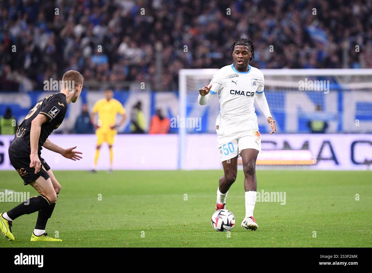 50 Darryl BAKOLA (om) during the Ligue 1 McDonald's match between ...