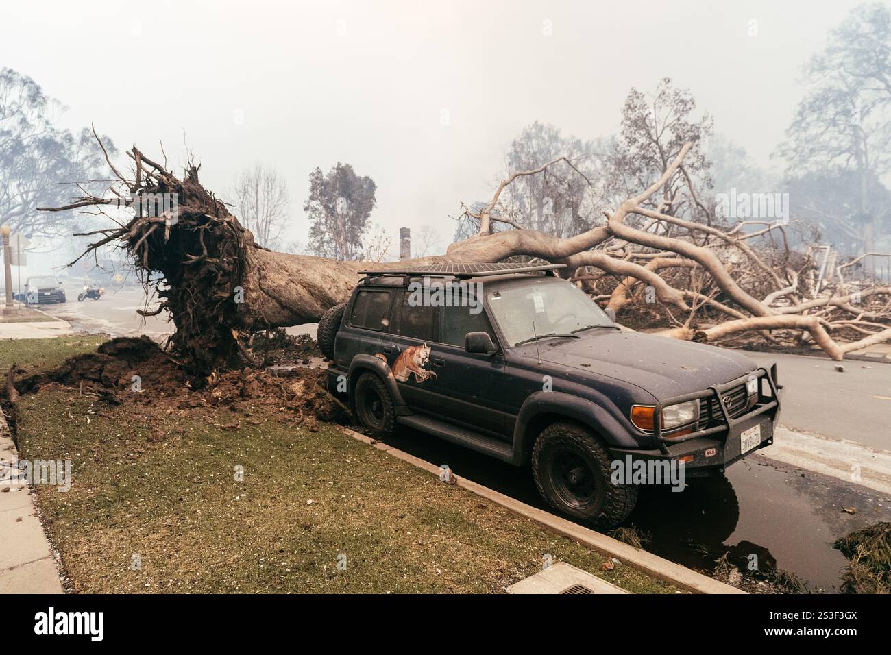 The Palisades Fire continues to rage on in its second day, extending to ...