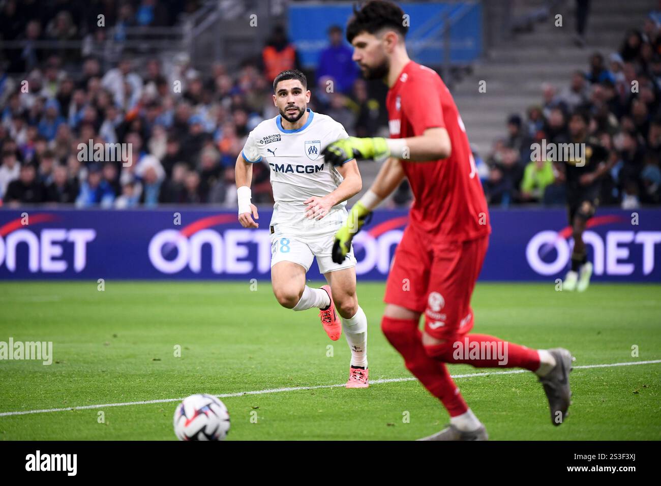 08 Neal MAUPAY (om) during the Ligue 1 McDonald's match between ...