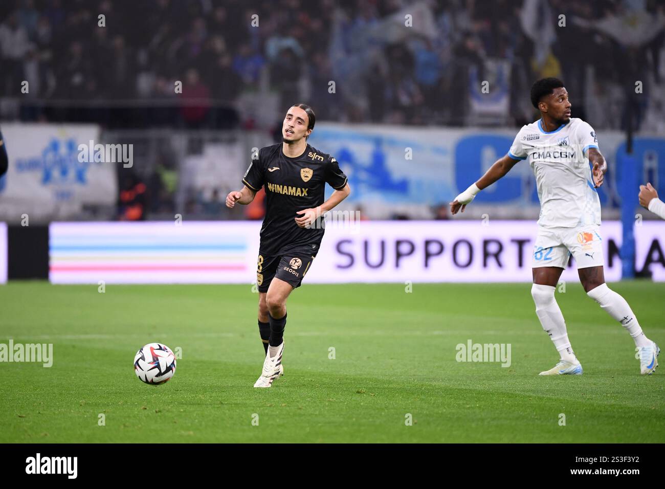08 Yassine KECHTA (hac) during the Ligue 1 McDonald's match between ...