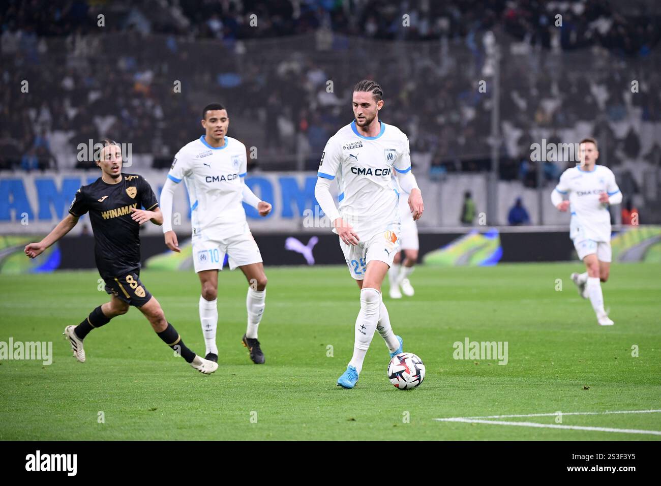 25 Adrien RABIOT (om) during the Ligue 1 McDonald's match between ...