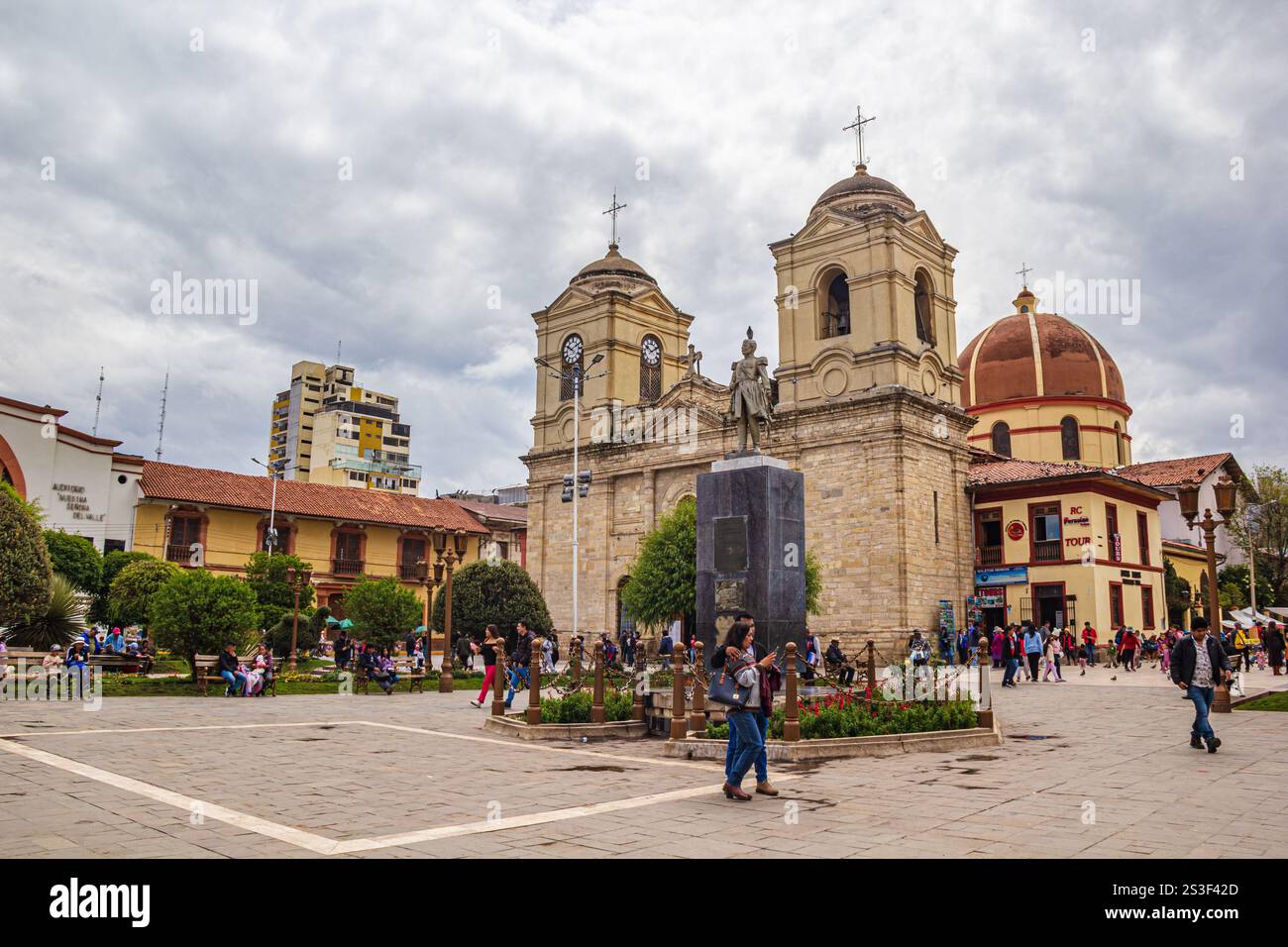 Main Square of Huancayo - Junin, Peru Stock Photo - Alamy