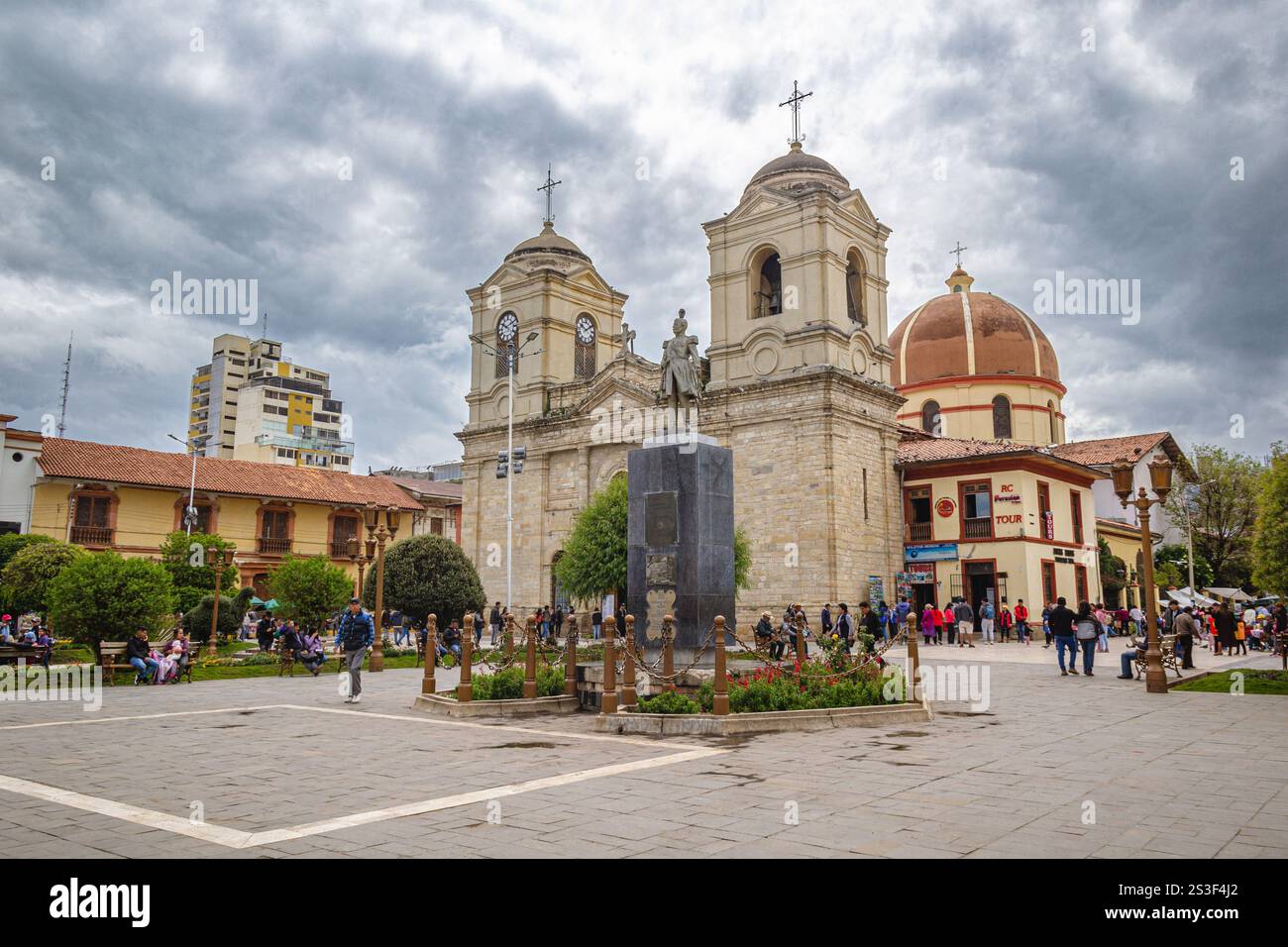 Main Square of Huancayo - Junin, Peru Stock Photo - Alamy