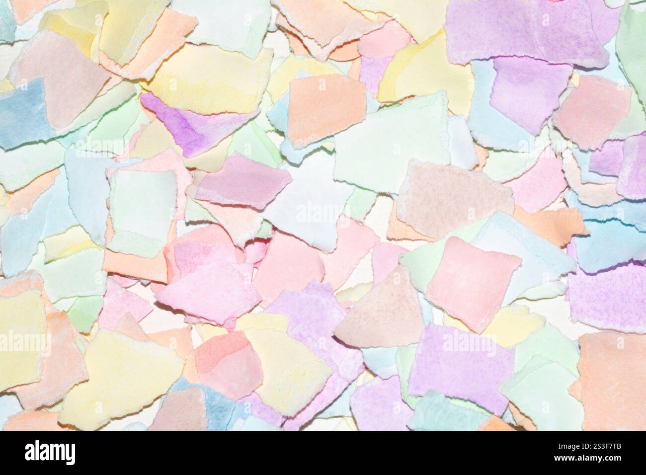 Torn Paper Layers Confetti Colour Delicate Abstract Gentle Texture ...