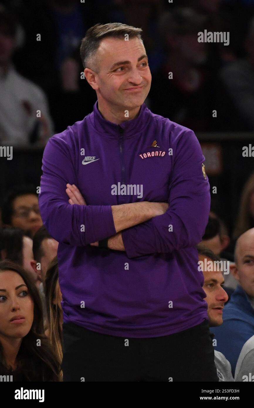 Toronto Raptors head coach Darko Rajaković stands on the court during ...