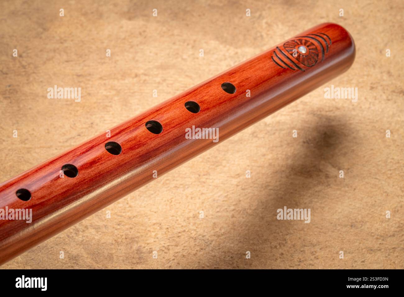 native American style flute handcrafted from aromatic cedar wood ...