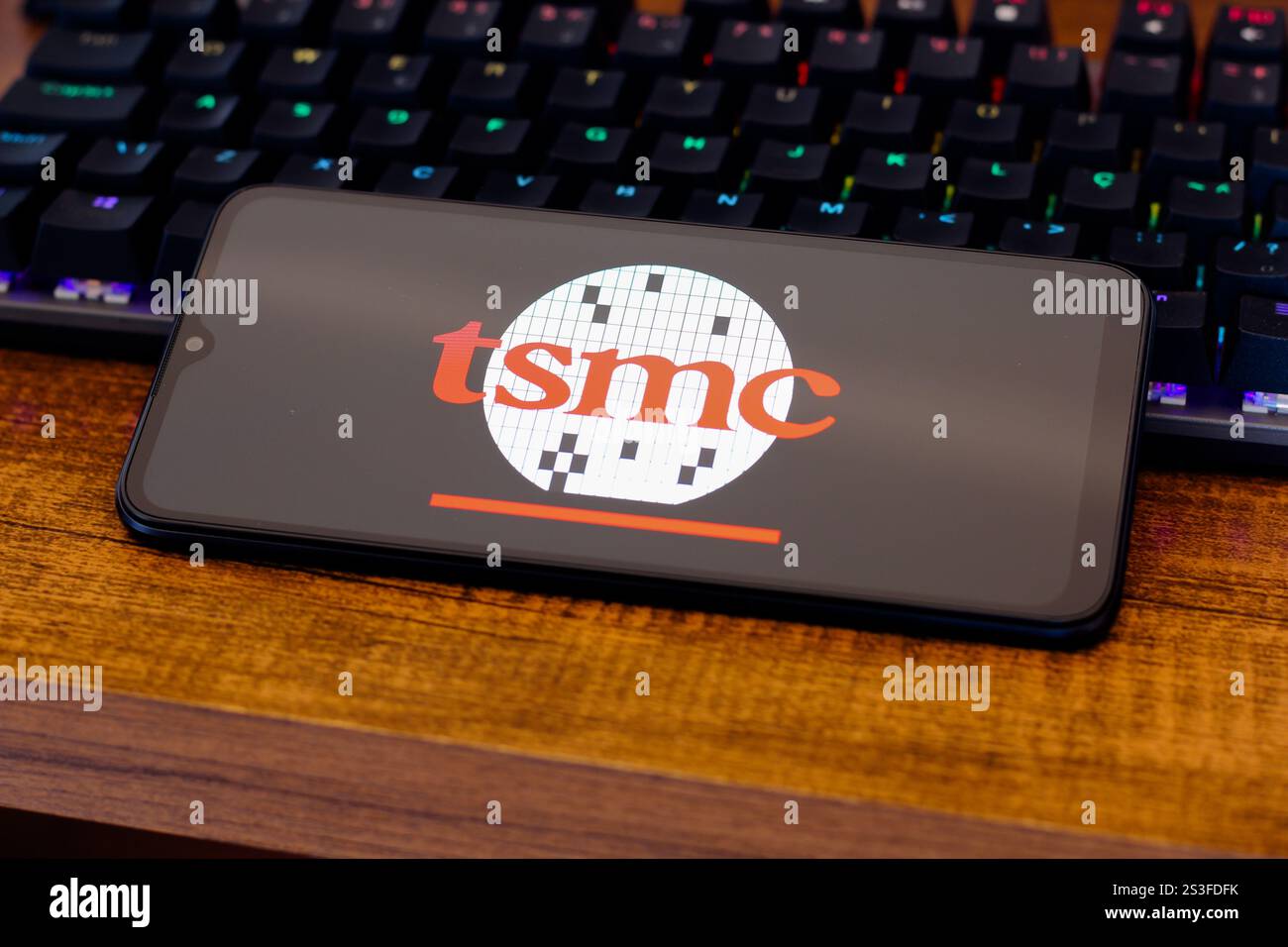 Canada. 9th Jan, 2025. In this photo illustration, the Taiwan ...