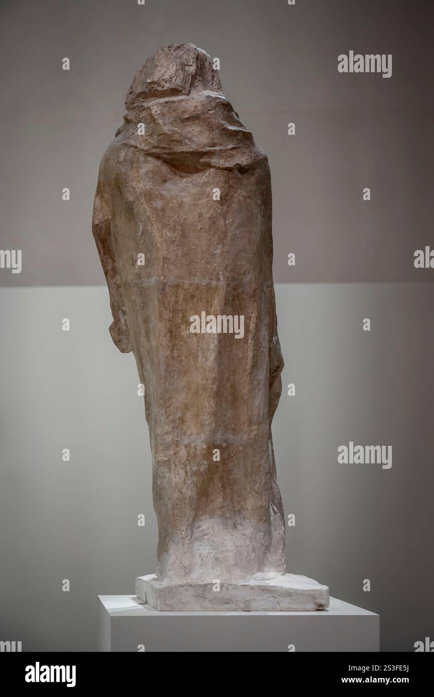 Paris, France - 12 14 2024: Bourdelle Museum. Plaster sculpture Balzac ...