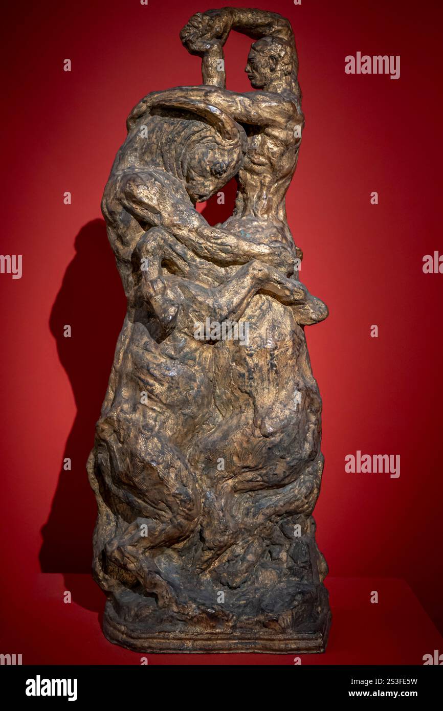 Paris, France - 12 14 2024: Bourdelle Museum. Bronze sculpture Centaur ...