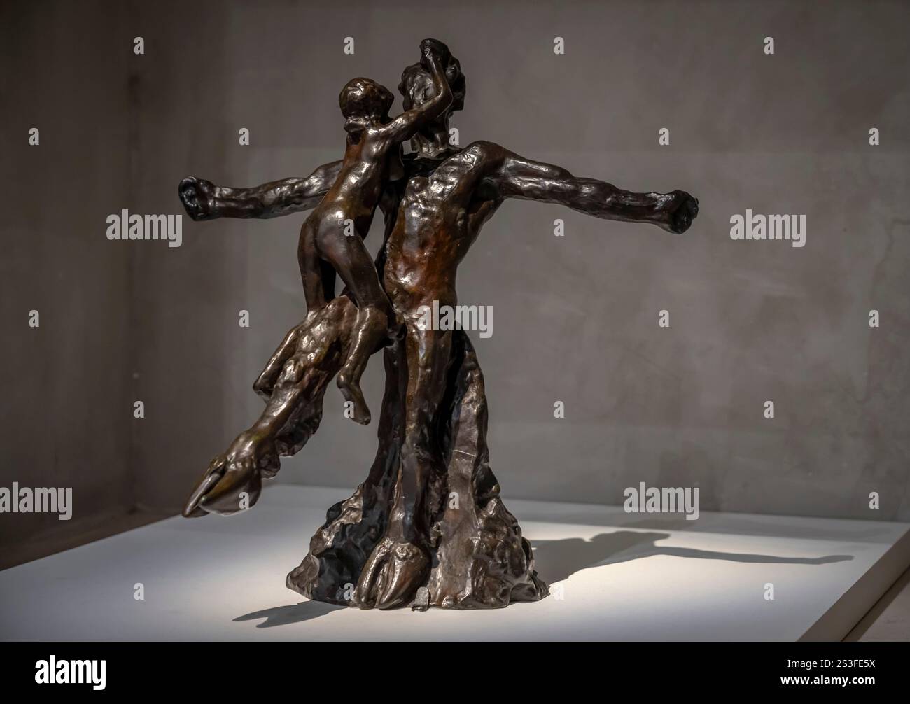 Paris, France - 12 14 2024: Bourdelle Museum. Bronze sculpture The Old Tree sculpted by Auguste ...