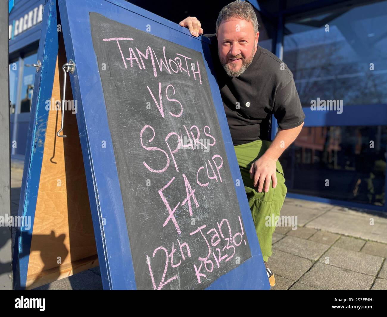 Jason Pegg, general manager of Pitchers Sports Bar in Tamworth, who is ...